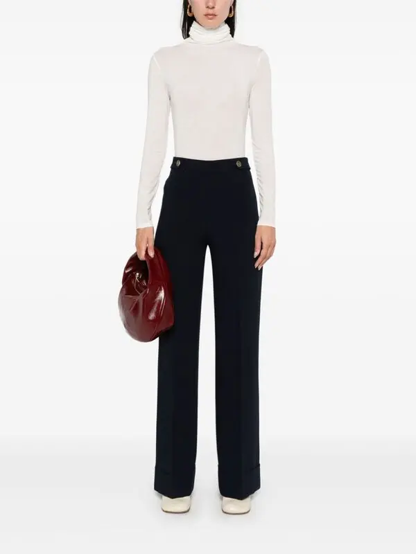 TWINSET Cady High-waist Trousers