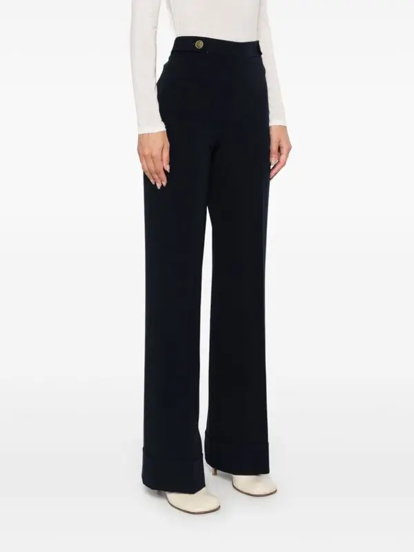 TWINSET Cady High-waist Trousers