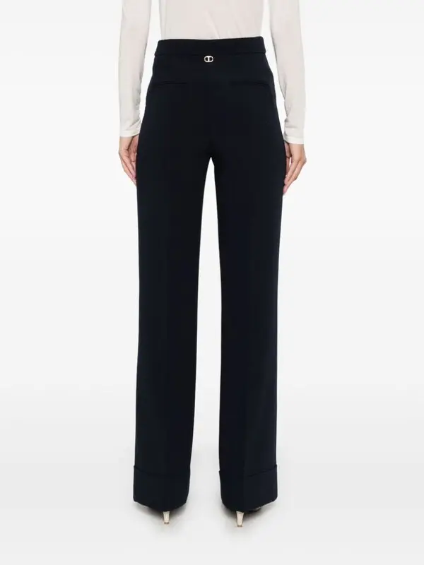 TWINSET Cady High-waist Trousers