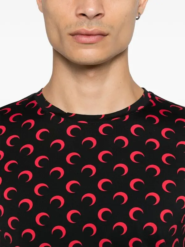 MARINE SERRE Logo-print T-shirt