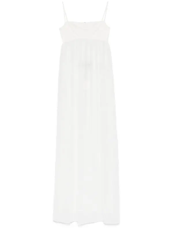 Jacquemus The Peplo Robe Dress - White