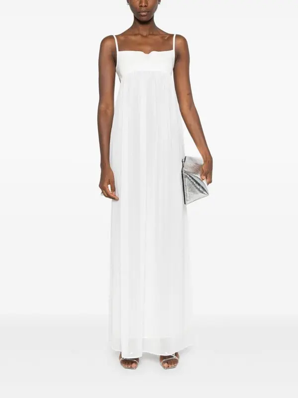 Jacquemus The Peplo Robe Dress - White