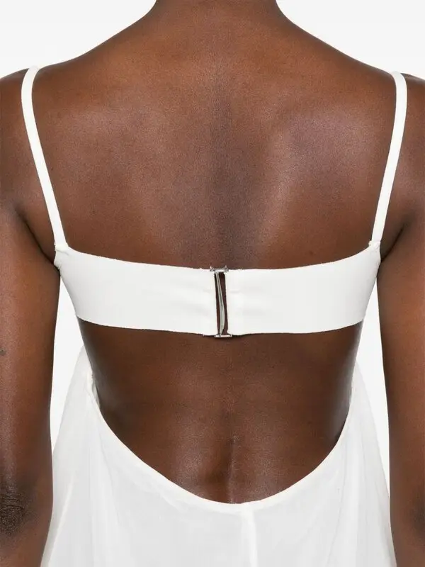 Jacquemus The Peplo Robe Dress - White