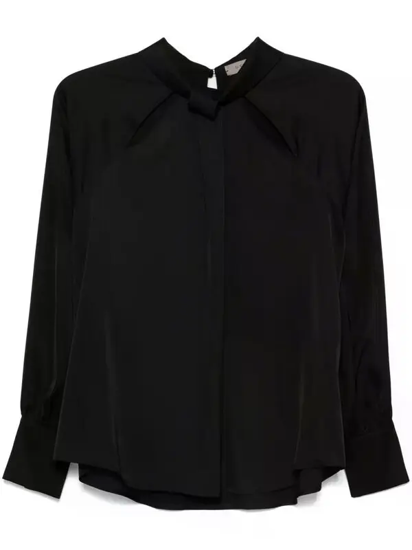 D.exterior Satin Blouse
