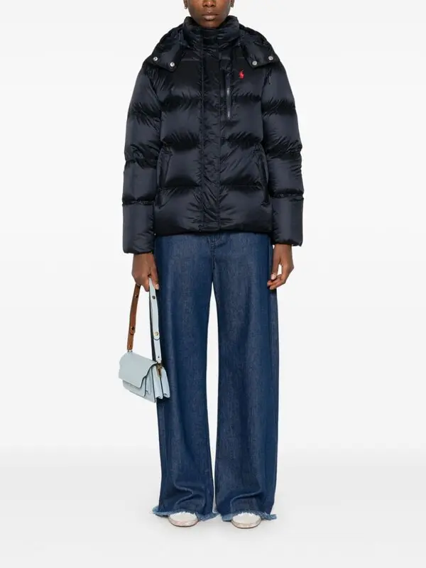 Polo Ralph Lauren Padded Hooded Puffer Jacket - Blue