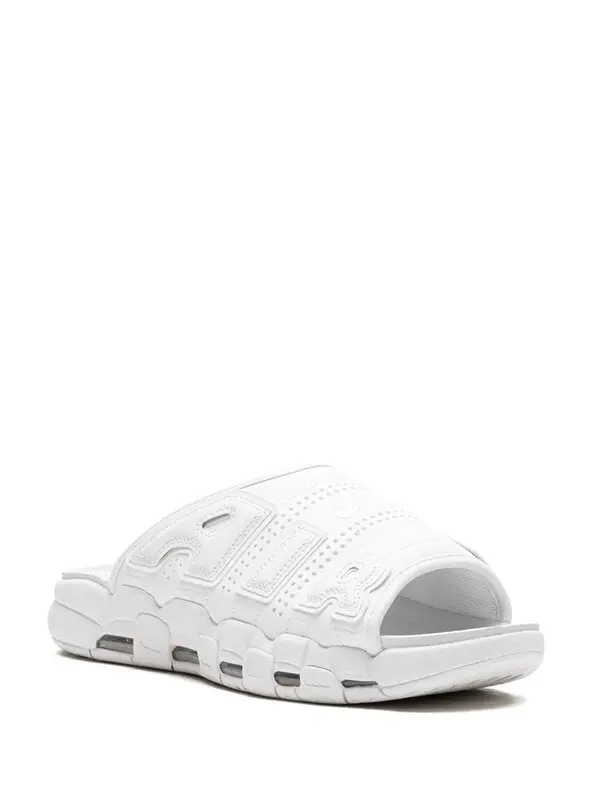 Nike More Uptempo Slides - White