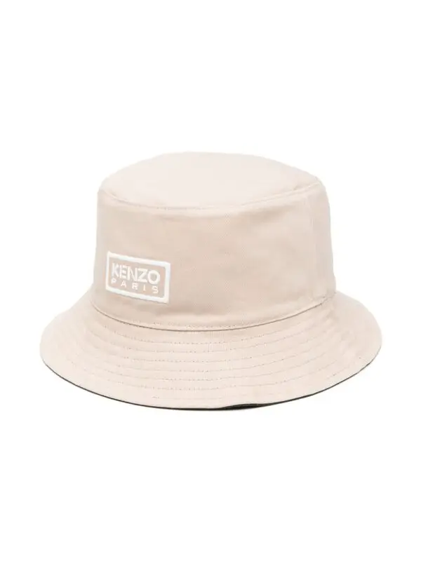 Kenzo Graphy Reversible Bucket Hat - Neutrals | Editorialist