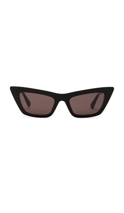 Bottega Veneta Cat Eye Sunglasses - Black & Grey