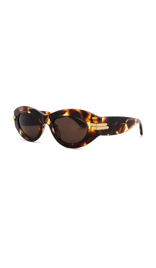 bottega veneta - Bottega Veneta Oval Sunglasses