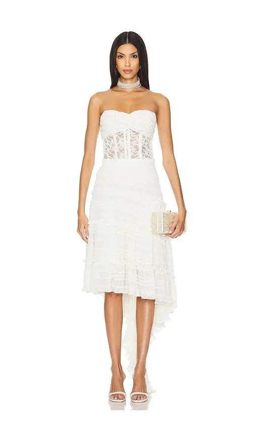 Rokh Twisted Knot Laced Corset