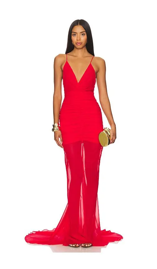 Giuseppe Di Morabito Gathered Dress With Train