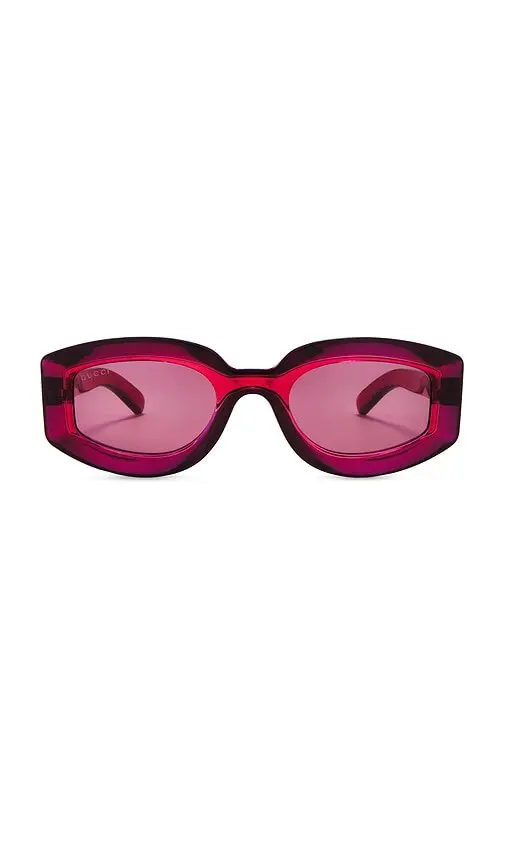 Gucci Sunset Boulevard Sunglasses - Red & Violet