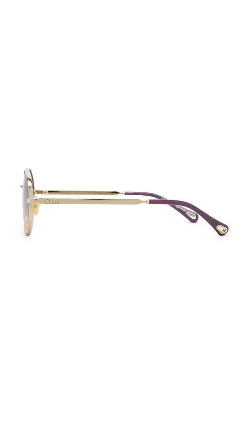 Chloé Aly Sunglasses - Gold & Blue