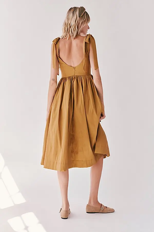 knee length dresses for ladies Spring In Love Dress – Heidi Boutique main image 1