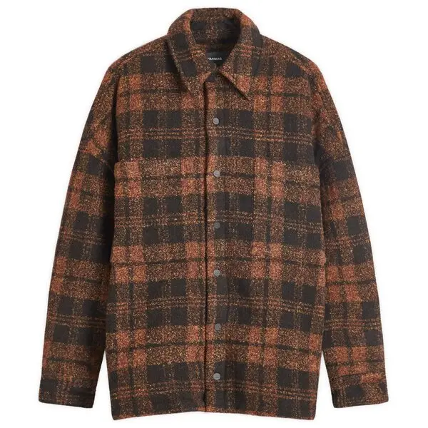 NAHMIAS Plaid Padded Shirt Jacket