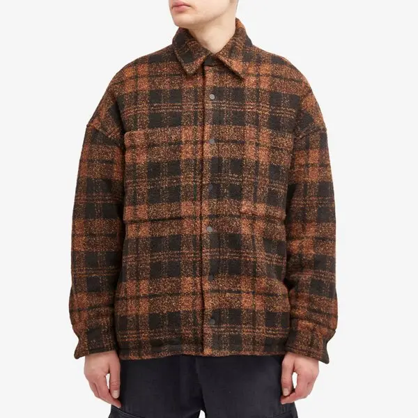 NAHMIAS Plaid Padded Shirt Jacket