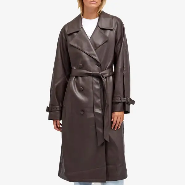 Good American Uniform Trench Coat