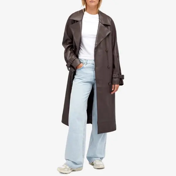 Good American Uniform Trench Coat