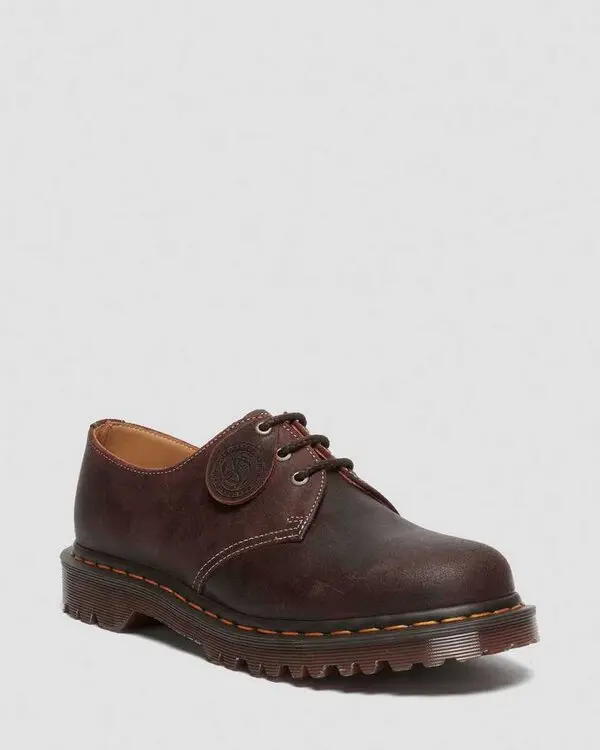 Dr. Martens 1461 Made In England Commander Oxford Shoes - Brown