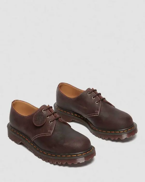 Dr. Martens 1461 Made In England Commander Oxford Shoes - Brown