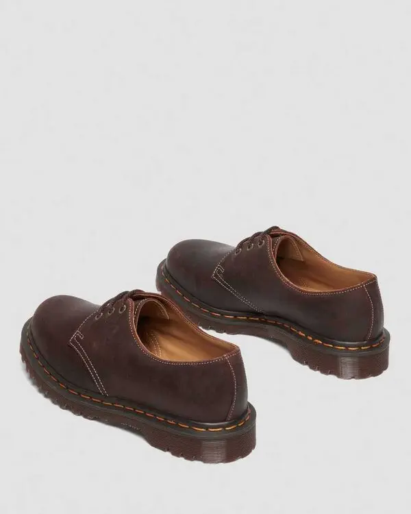 Dr. Martens 1461 Made In England Commander Oxford Shoes - Brown
