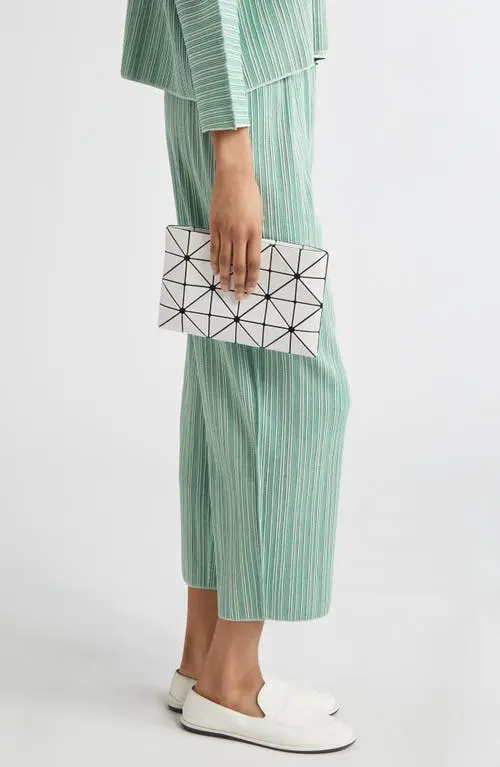 Issey Miyake Lucent Zip Pouch - White