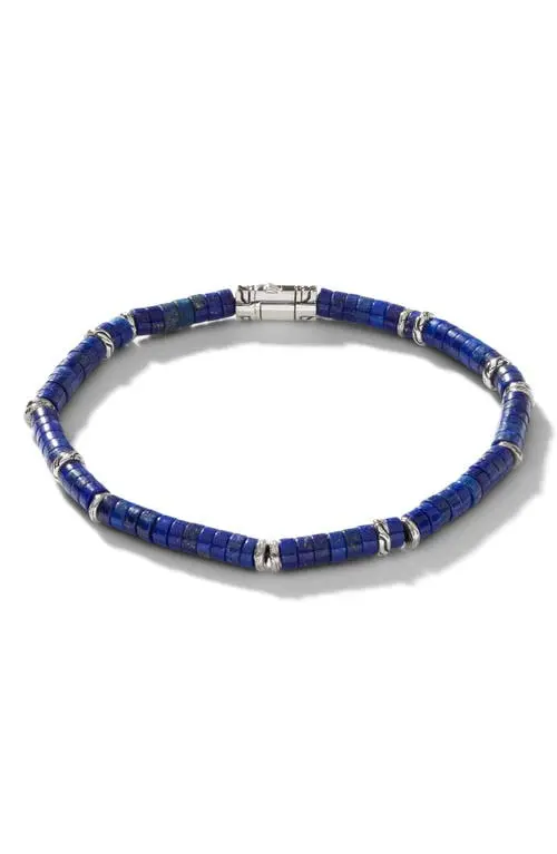 John Hardy Heishi Gemstone Bracelet - Blue