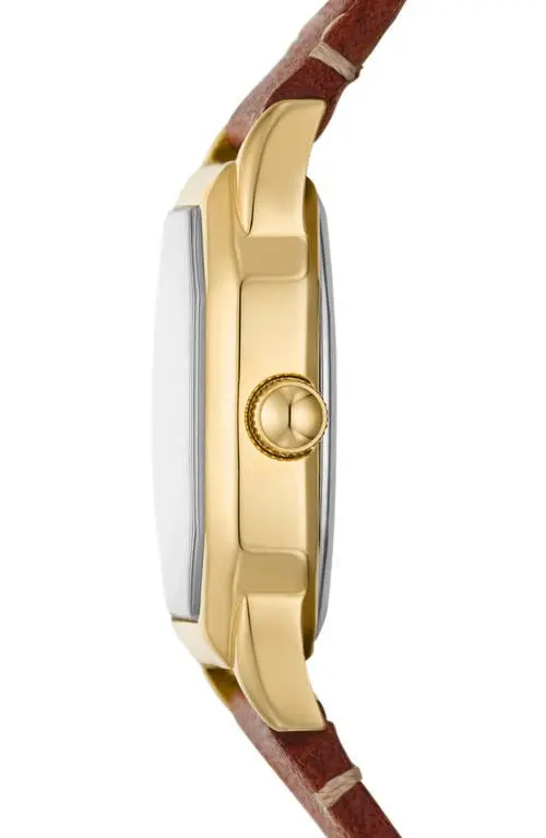 Fossil Harlow Leather Strap Watch