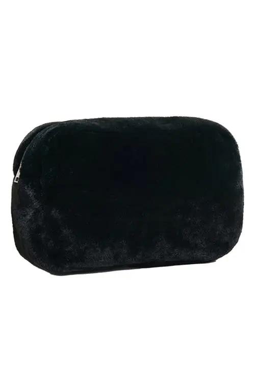 Apparis Noor Faux Fur Pouch - Noir