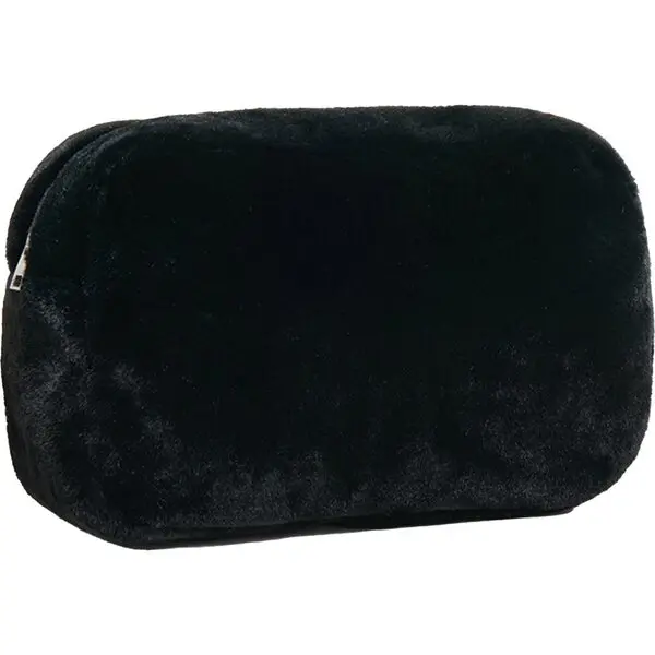 Apparis Jumbo Noor Faux Fur Pouch - Noir