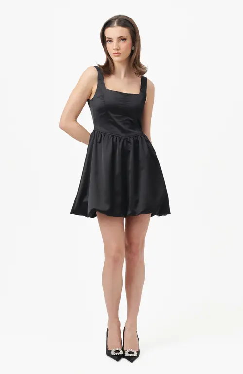 knee length dresses for ladies Daphne Red Satin Mini Dress - US 10 main image 0