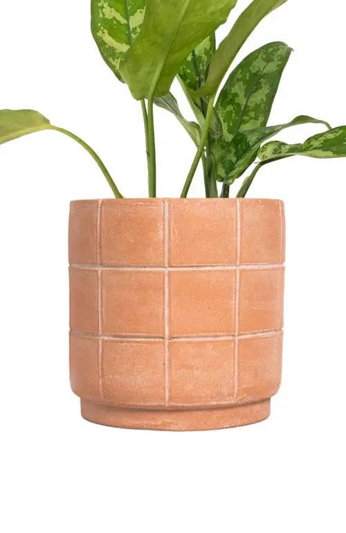 MESO GOODS Grid Terracotta Planter