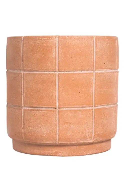 MESO GOODS Grid Terracotta Planter