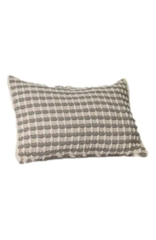 WAYIL BY ALGODONES MAYAS Lattice Pillowcover Only - Dark Gray
