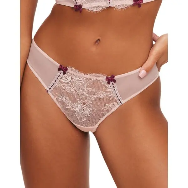 ADORE ME Yara Thong Panties - Medium Beige