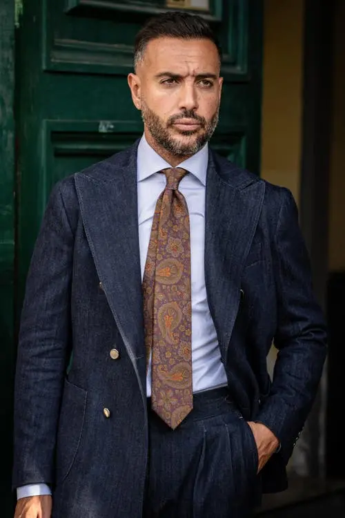 ELIZABETTA Trevi Printed Neck Tie