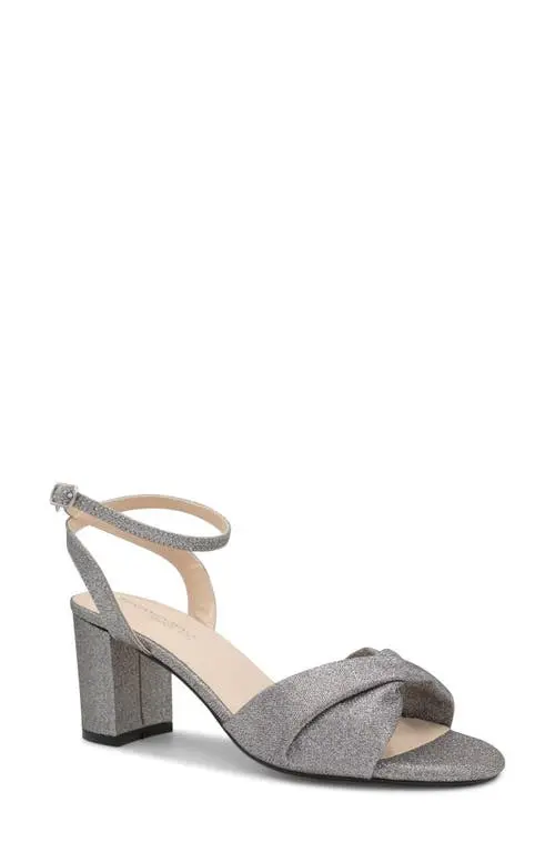 TOUCH UPS Hope Ankle Strap Sandal - Pewter