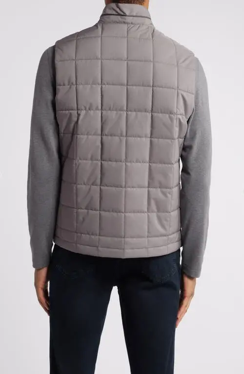 Johnston & Murphy Quilted Vest - Gray