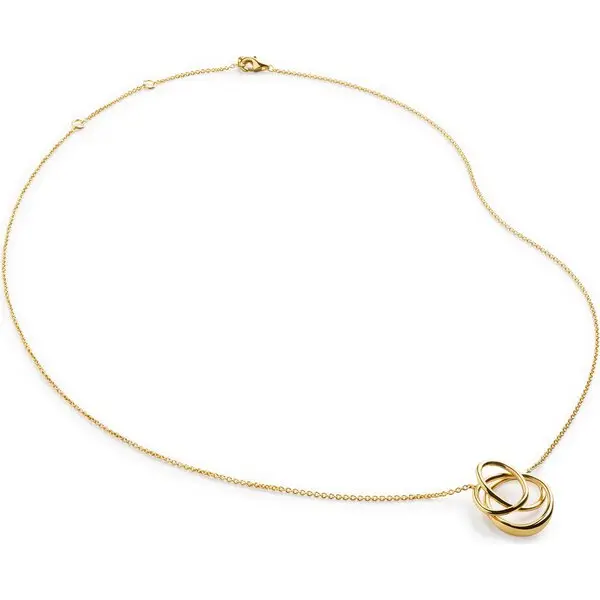 Monica Vinader Nura Wrap Pendant Necklace - 18k Gold Vermeil