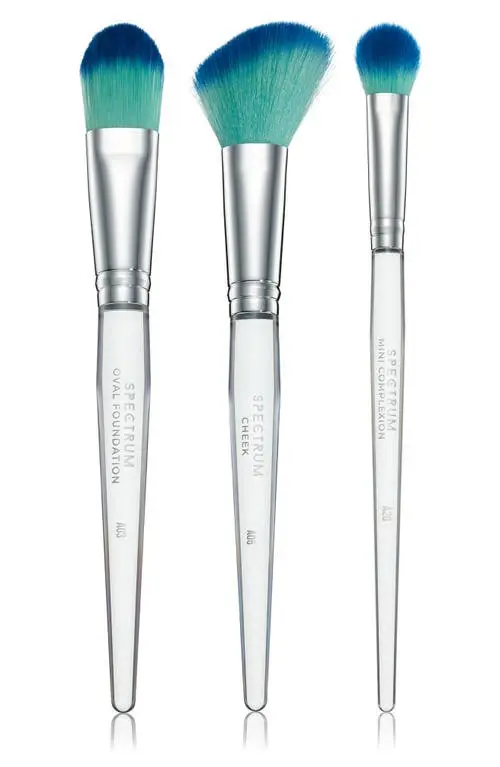 SPECTRUM Brush Club The Face 3-piece Makeup Brush Set - Blue