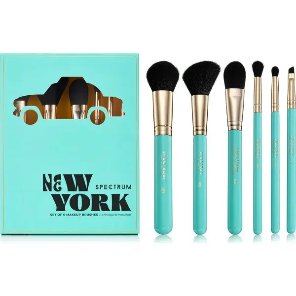 SPECTRUM The Travel Collection Travel Book 6-piece Makeup Brush Set - New York