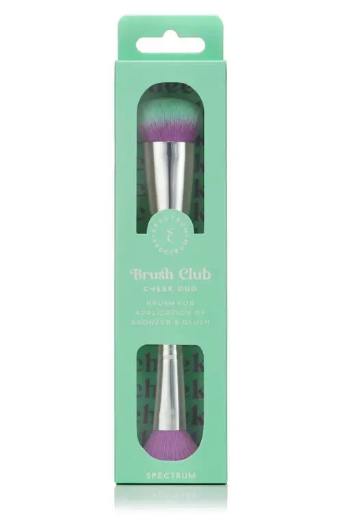 SPECTRUM Brush Club Cheek Duo Brush - Green