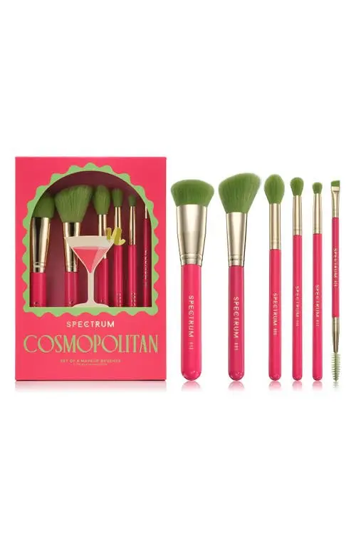 SPECTRUM Cocktails Collection 6-piece Makeup Brush Set - Cosmopolitan