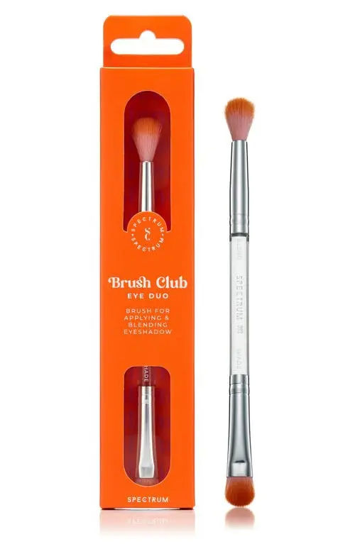 SPECTRUM Brush Club Eye Duo Brush - Orange
