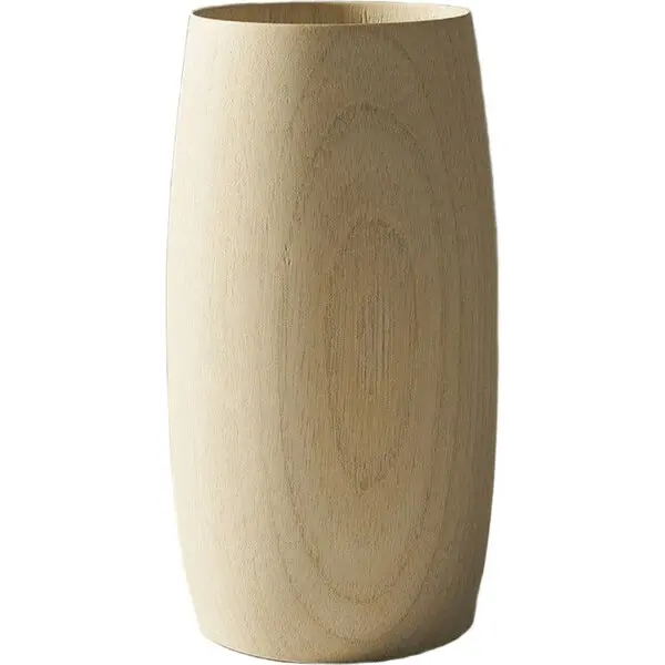 ITZA WOOD Vase - Blonde Cedar
