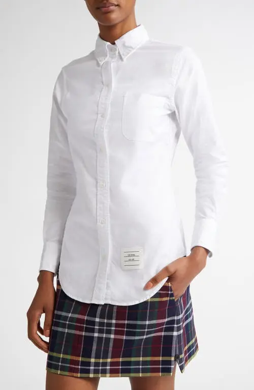 Thom Browne Classic Fit Cotton Button-down Shirt