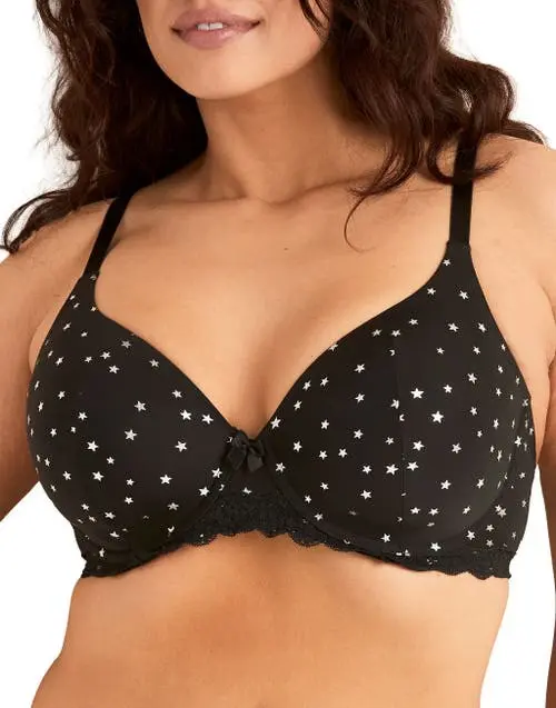 ADORE ME Nare Contour Full Coverage Bra - Shine Bright Foil Print