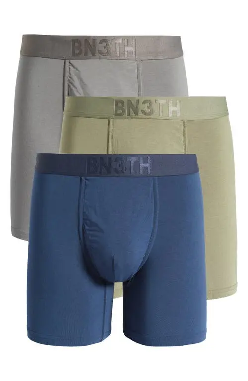 BN3TH Classic Icon Assorted 3-pack Boxer Briefs - Gargoyle/pine/navy 3 Pack