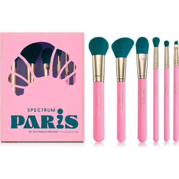 SPECTRUM Travel Book 6-piece Makeup Brush Set - Paris