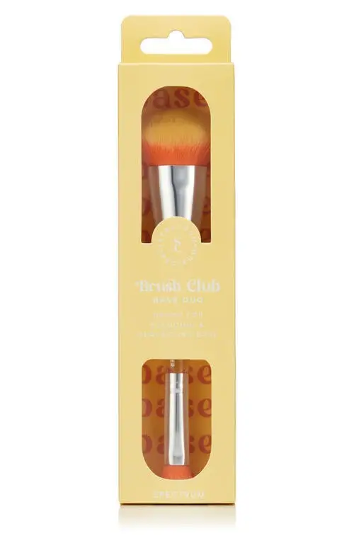 SPECTRUM Brush Club Base Brush Duo Makeup Brush - Yellow